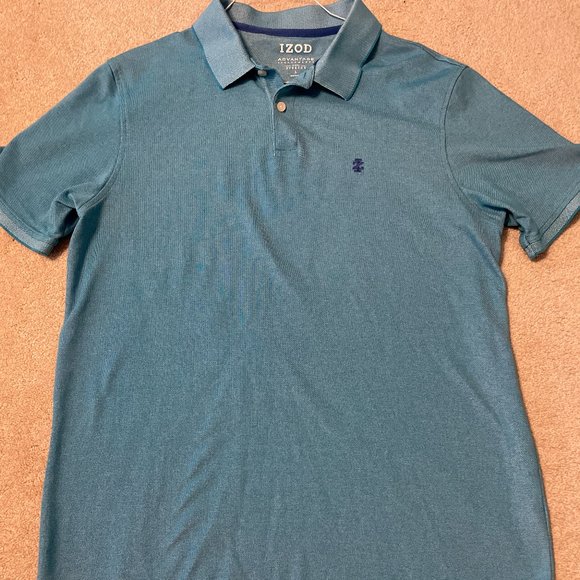 Izod | Shirts | Mens Izod Polo Shirt Short Sleeve Large | Poshmark